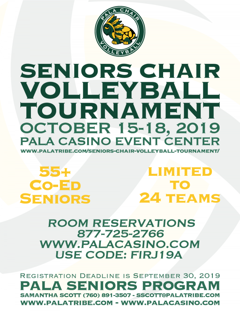 Seniors Chair Volleyball Tournament 2019 - Pala Tribe