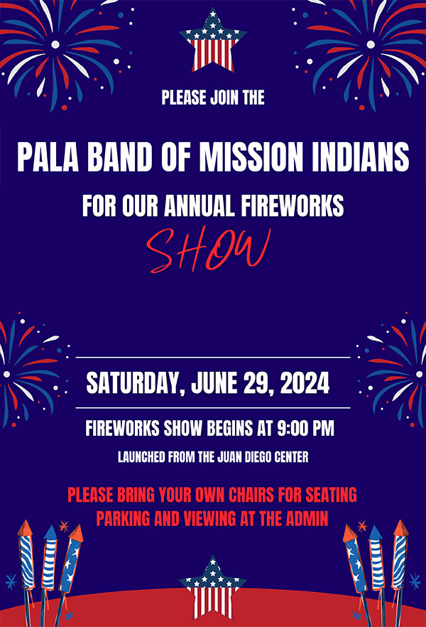 Community Fireworks Display - Pala Tribe