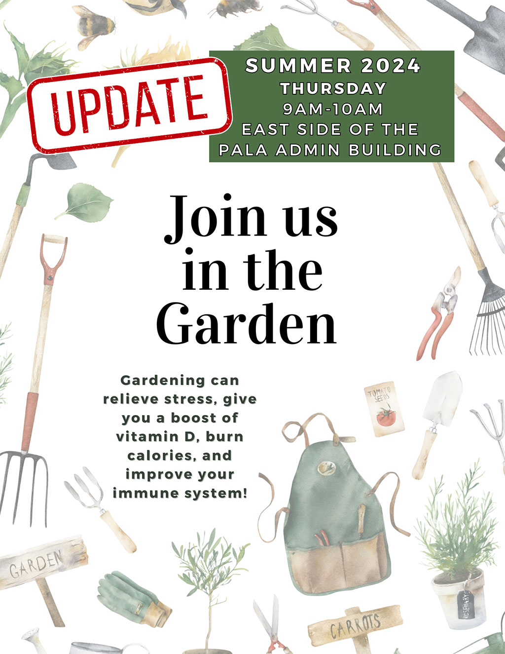 Community Garden Volunteer Days - Pala Tribe